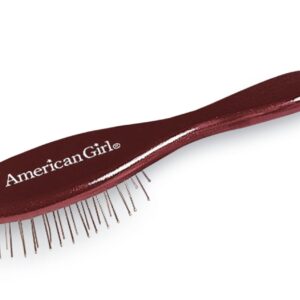 American Girl 18-inch Doll Accessories Doll Brush with Sturdy Wooden Handle and Wire Bristles, For Ages 8+