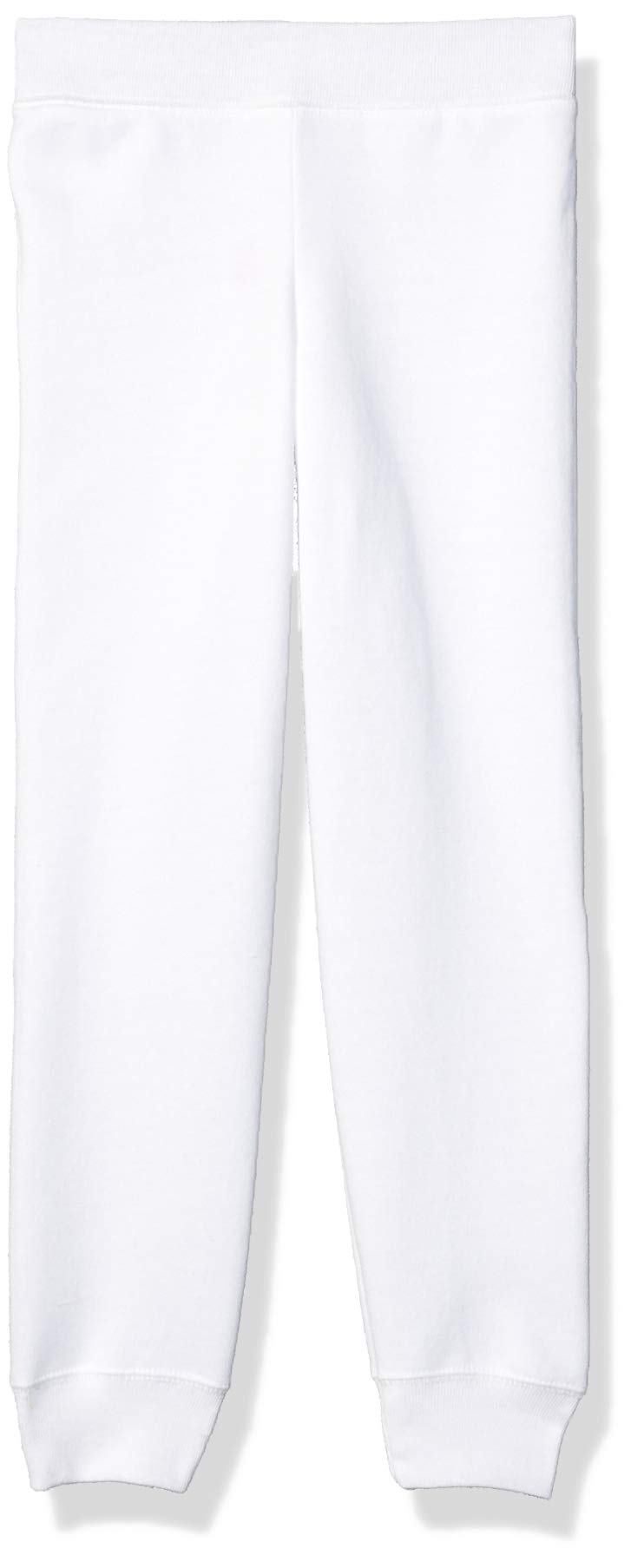 Hanes Girls Comfortsoft Ecosmart Jogger Sweatpants, White, Medium US