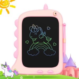 orsen 8.5 inch lcd doodle board tablet for girls - unicorn drawing pad for kids 2-7 years old - travel toy birthday gift