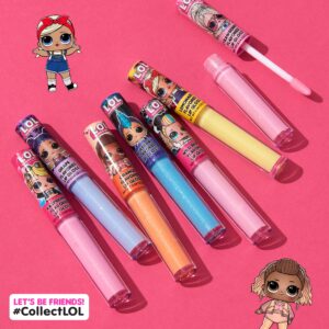 L.O.L Surprise 7-Pack Lip Gloss for Girls, Lol Lip Gloss