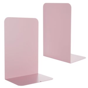 metal book ends book ends decorative bookends book ends for shelves book holder (pink)