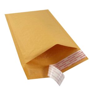 amazon basics kraft bubble mailer, 6" x 10" (internal size - 5.75" x 9"), 50-pack