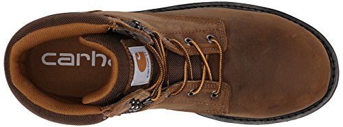 Carhartt Men's Traditional Welt 6" Steel Toe Work Boot Construction, Crazy Horse Brown Oil Tanned, 11