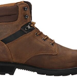 Carhartt Men's Traditional Welt 6" Steel Toe Work Boot Construction, Crazy Horse Brown Oil Tanned, 11