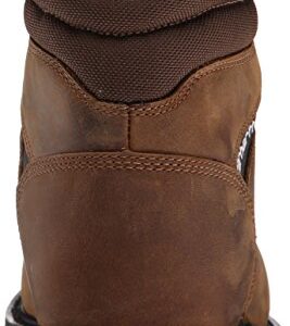 Carhartt Men's Traditional Welt 6" Steel Toe Work Boot Construction, Crazy Horse Brown Oil Tanned, 11