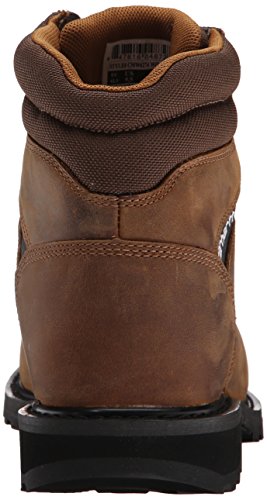 Carhartt Men's Traditional Welt 6" Steel Toe Work Boot Construction, Crazy Horse Brown Oil Tanned, 11