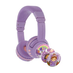 made for amazon bluetooth kids headphones age (3-7) | purple