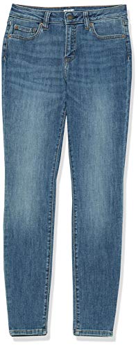 Amazon Essentials Women's Mid Rise Curvy Skinny Jean, Medium Wash, 0 Short