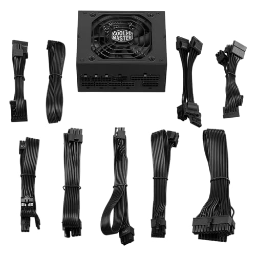 Cooler Master V850 SFX Gold ATX3.0 Full Modular Power Supply, 850W SFX, 80+ Gold, 90-Degree 12VHPWR PCIe 5.0 Connector, SFX-to-ATX Bracket, Silent Fan, 10 Year Warranty (MPY-8501-SFHAGV-3US)