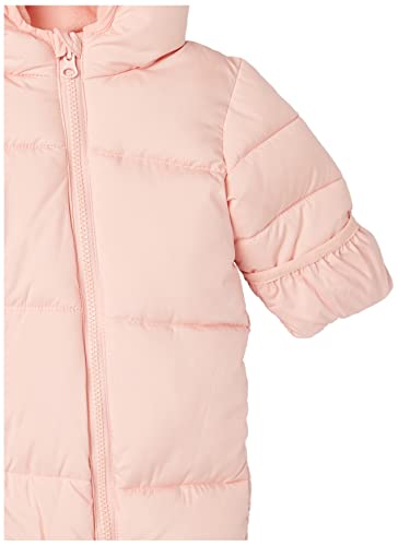 Amazon Essentials Unisex Babies' Puffer Bunting Suit, Blush, 18 Months