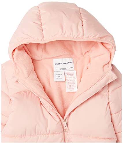 Amazon Essentials Unisex Babies' Puffer Bunting Suit, Blush, 18 Months