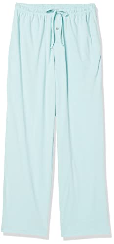 Amazon Essentials Men's Knit Pajama Pant, Light Blue, Large