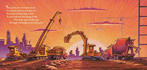 Goodnight, Goodnight Construction Site (Board Book for Toddlers, Children's Board Book)