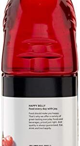 Amazon Brand - Happy Belly Juice Cocktail, Cranberry, Plastic Bottle, 64 fl oz (Pack of 1)