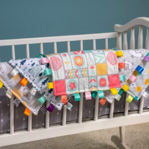 Taggies Original Blanket, 12 X 12", Comfy Birds (41510)