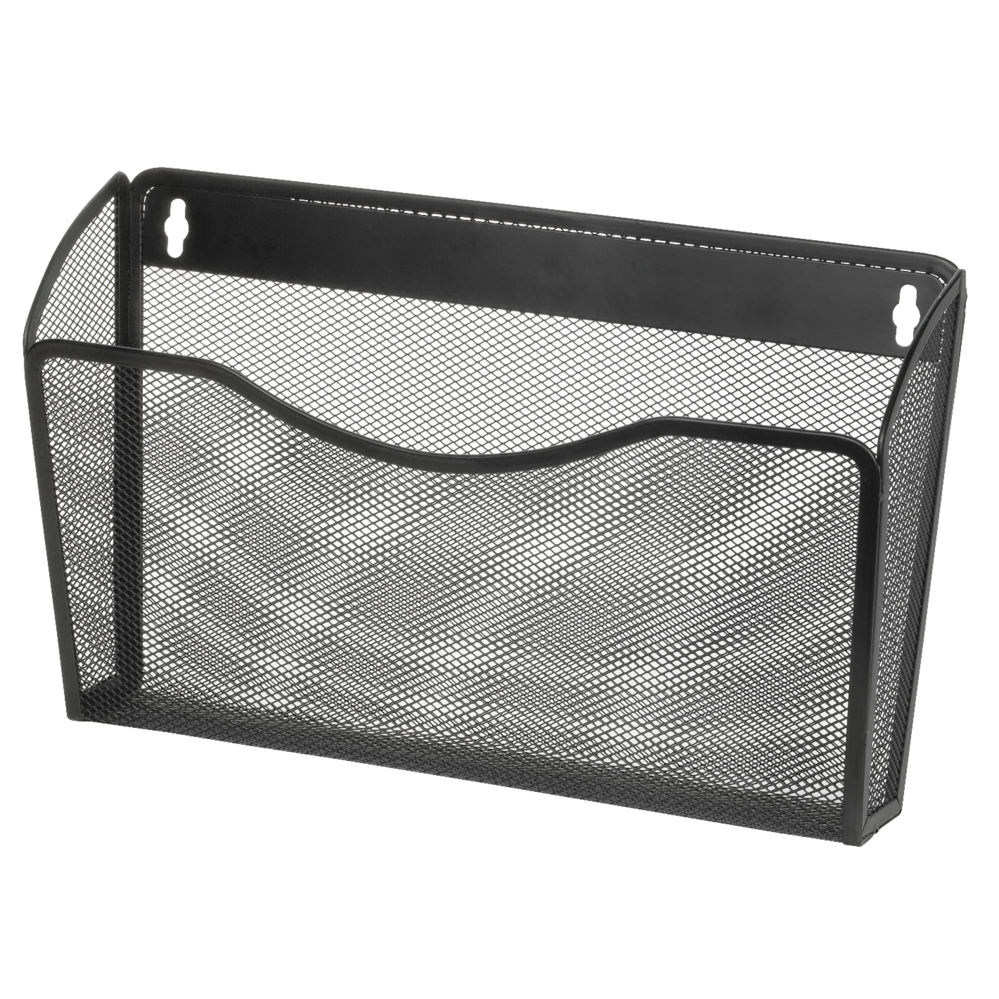 OfficeMax Brenton Studio™ Mesh Wall Letter File, Black