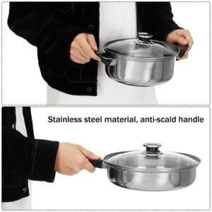 ROLTIN Stainless Steel Cookware Set Handle 12PCS/ Set Dishwasher Safe Pots Non Stick Frying Pan Induction Cooker with Lids