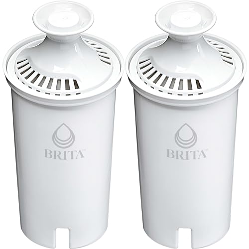 Brita Standard Water Filter for Pitchers and Dispensers, BPA-Free, Replaces 1,800 Plastic Water Bottles a Year, Lasts Two Months or 40 Gallons, Includes 2 Filters