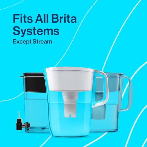 Brita Standard Water Filter for Pitchers and Dispensers, BPA-Free, Replaces 1,800 Plastic Water Bottles a Year, Lasts Two Months or 40 Gallons, Includes 2 Filters