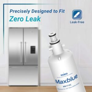 Maxblue Replacement for GE® RPWFE®, RPWF (with CHIP) Refrigerator Water Filter, Compatible with WSG-4, WF277, GFE28GMKES, PFE28KBLTS, GFD28GSLSS, PWE23KSKSS, GYE22HMKES, DFE28JSKSS, 2 Filters