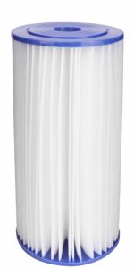 ecopure epw4p pleated whole home replacement water filter-universal fits most major brand systems, 1 count (pack of 1), white/blue