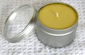 beeswax candle, eucalyptus, randalia bee hives