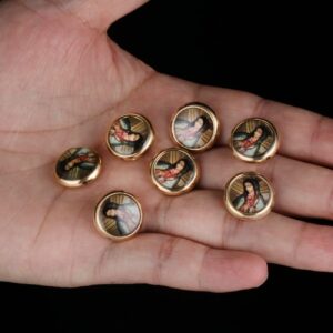 Cottvott 20pcs Our Lady of Guadalupe Saint Jude Spacer Beads for DIY Rosary Necklace Bracelet Jewelry Making Charms Part Loose Beads