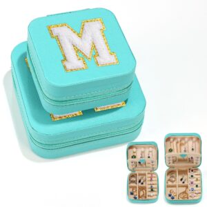 parima birthday gifts for women -2 pieces travel jewelry case set, travel gifts friend gifts for women personalized gifts unique gifts christmas gifts for women personalized jewelry boxes for women