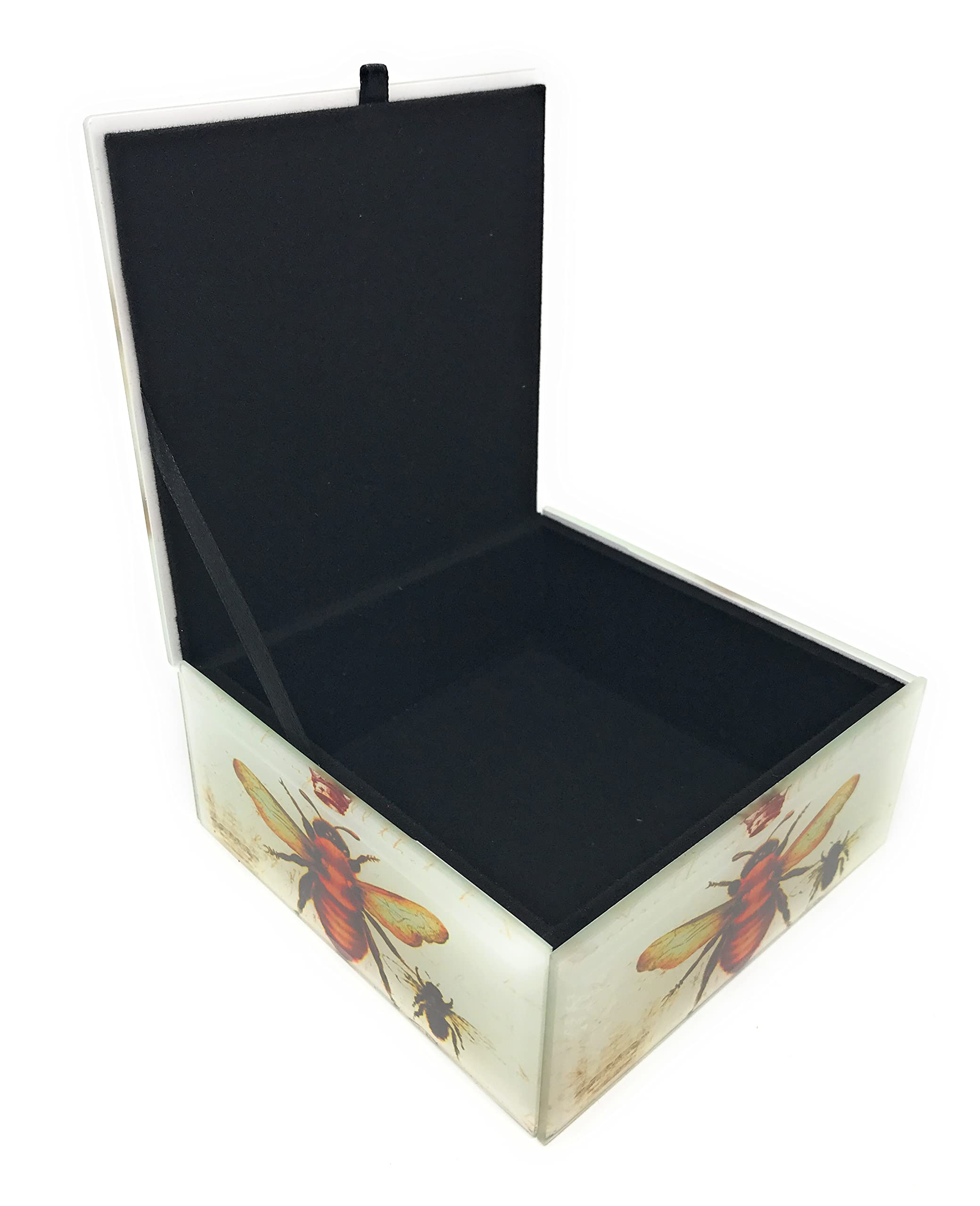 Glass Keepsake Jewelry Box (Imperial Bee)