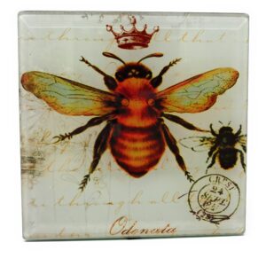 Glass Keepsake Jewelry Box (Imperial Bee)