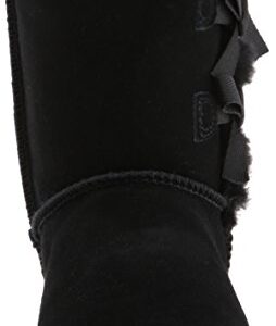 Koolaburra by UGG Girls' Victoria Short Fashion Boot, Black, 02 Youth US Little Kid