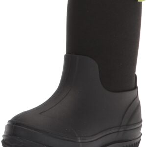 Western Chief Kids Freestyle Neoprene Rain Boot, Black, 2