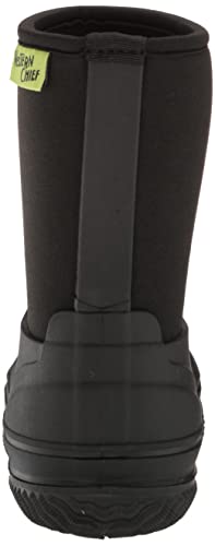 Western Chief Kids Freestyle Neoprene Rain Boot, Black, 2