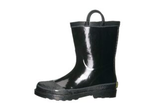 western chief kids firechief 2 rainboot (toddler/little kid/big kid) black 2 little kid m