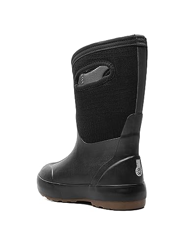 BOGS Classic II Snow Boot, Black, 2 US Unisex Big Kid