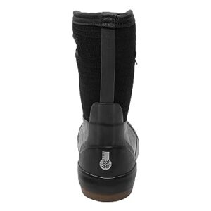 BOGS Classic II Snow Boot, Black, 2 US Unisex Big Kid