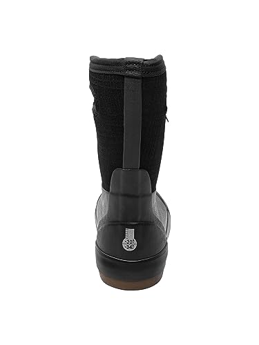 BOGS Classic II Snow Boot, Black, 2 US Unisex Big Kid