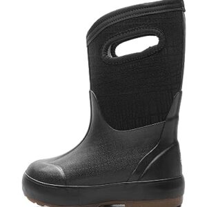 BOGS Classic II Snow Boot, Black, 2 US Unisex Big Kid