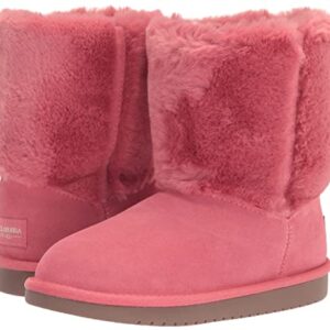 Koolaburra by UGG Girls Aubrei Short Fashion Boot, Tea Rose, 2 Little Kid US