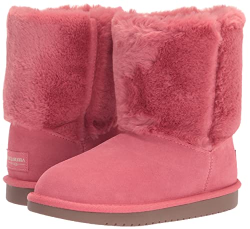 Koolaburra by UGG Girls Aubrei Short Fashion Boot, Tea Rose, 2 Little Kid US