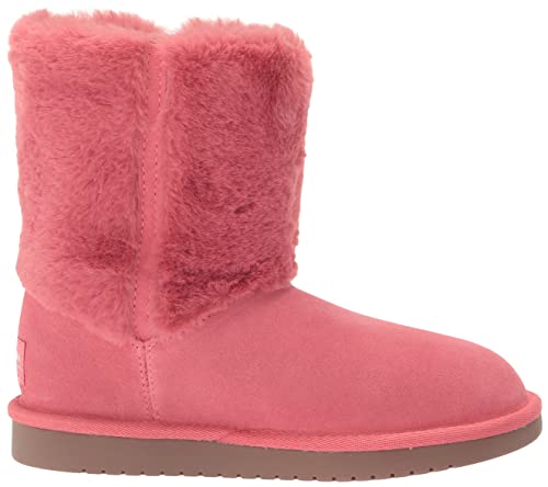 Koolaburra by UGG Girls Aubrei Short Fashion Boot, Tea Rose, 2 Little Kid US