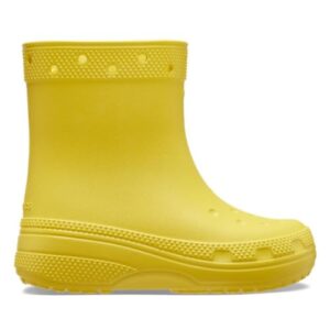 Crocs Classic Rain Boots, Sunflower, 2 US Unisex Little Kid