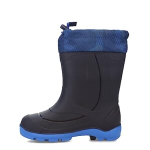 kamik kids unisex snobuster2 warm waterproof winter boots snow, navy/blue, 2 us little