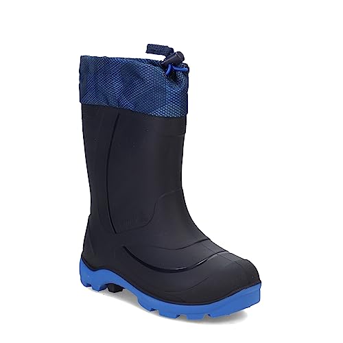 Kamik Kids Unisex Snobuster2 Warm Waterproof Winter Boots Snow, Navy/Blue, 2 US Little