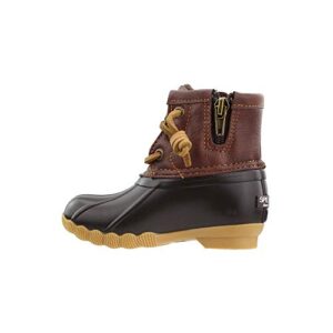 sperry girls yg55362 boot, brown/brown, 2 big kid us