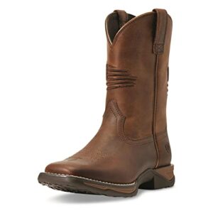 ariat anthem patriot western boot distressed brown 2