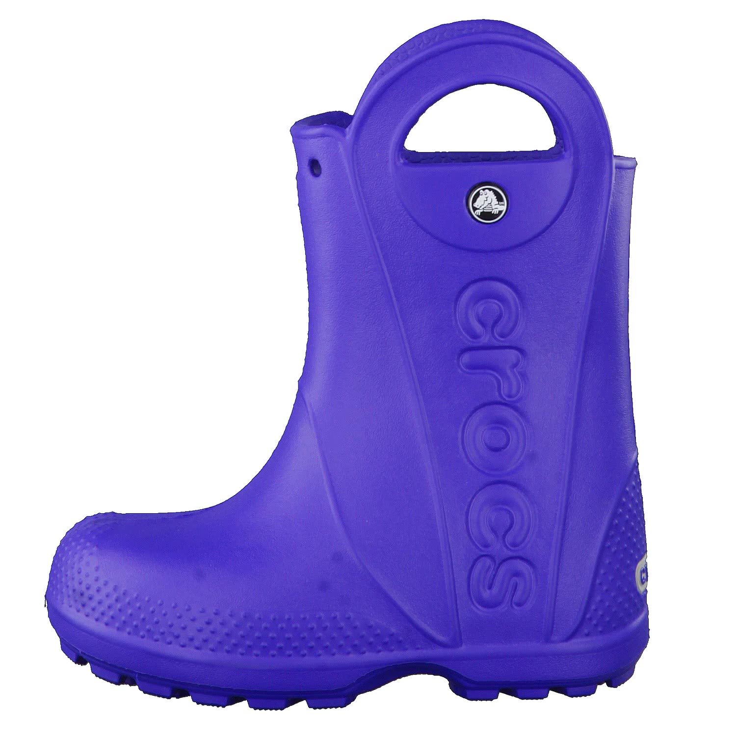 Crocs Kids' Handle It Rain Boots , Cerulean Blue, 1 Little Kid