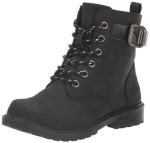 blowfish malibu kids girls reyez-ki combat boot, black, 2 little kid