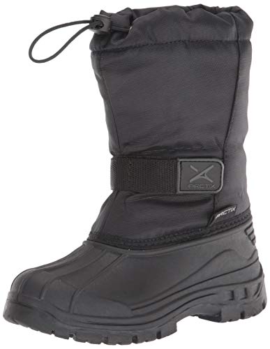 Arctix Kids Powder Winter Boot, Black, 2 Little Kid