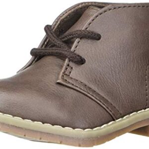 The Children's Place Boy's Lace Up Boots Fashion, Brown, 2 Big Kid